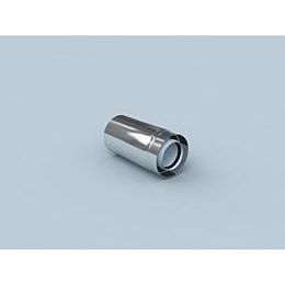 Bertrams Polyline LAS Rohr 42RL250-A80 250 mm, DN 80/125, außen, Edelstahl