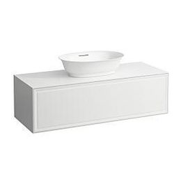 Laufen The new classic Schubladenelement/Sideboard H4060210856271 117,5x34,5x45,5cm, 1 Schublade, Waschtisch Ausschnitt mittig, Verkehrsgrau