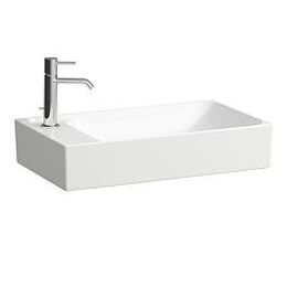 Laufen Meda Waschtisch-Schale H8121130001051 60x35cm, mit Überlauf, HL links, weiß