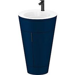 Duravit Starck 1,c-bonded Set S19513OBD980000 Griff Diamantschwarz, Keramik Weiß Matt, bodenstehend, Nachtblau Seidenmatt, 864 x 560 x 605 mm