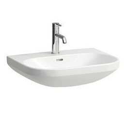 Laufen Lua Waschtisch H8110830001041 60x46cm, weiß, mit Überlauf, mit 1 Hahnloch