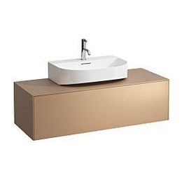 Laufen Sonar Schubladenelement/Sideboard H4054510340411 117,5x34x45,5cm, Ausschnitt Mitte, Kupfer