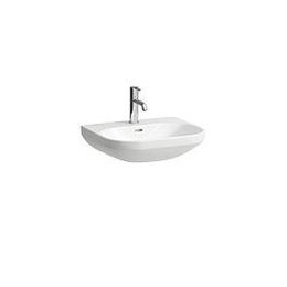 Laufen Lua Waschtisch H8110810001041 55x46cm, weiß, mit Überlauf, mit 1 Hahnloch
