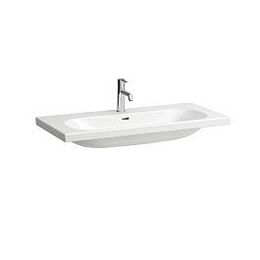Laufen Lua Waschtisch H8100890001041 100x46cm, unterbaufähig, weiß, mit Überlauf, mit 1 Hahnloch