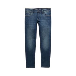 Tom Tailor Denim Herren TTAEDAN Straight Jeans, blau, Uni, Gr. 32/36