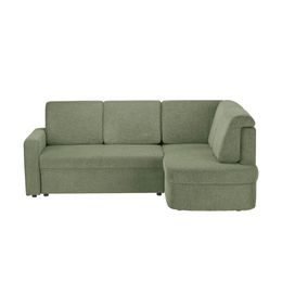 Ecksofa &brvbar; gr&uuml;n &brvbar; Ma&szlig;e (cm): B: 232 H: 91 T: 173 &raquo; Sconto