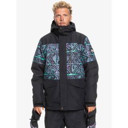 Quiksilver Snowboardjacke »Mission« Black High Heritage XS XS 10K Quiksilver DryFlight Technologie für...