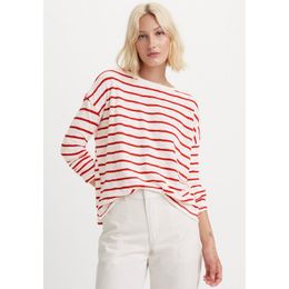 Levi's LEVI'S Langarmshirt &raquo;MARGOT LONG SLEEVE BLUE&laquo; SAINT STRIPE SCARLET L (40) L (40) MARGOT LONG SLEEVE BLUE von Levi's
