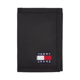 Tommy Jeans Geldbörse »TJM NYLON TRIFOLD«, Men Geldbeutel, Portemonnaie mit typischer Logoflagge Black