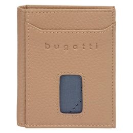 Bugatti Geldbörse »SECURE SLIM« echt Leder beige