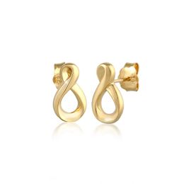 Elli Premium Paar Ohrstecker &raquo;Ohrstecker Infinity 585 Gelbgold&laquo; Gold onesize Ohrringe f&uuml;r Damen verleihen jedem Outfit einen Hauch von Eleganz