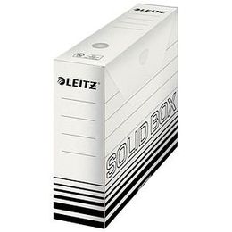 10 Leitz Archivbox Solid weiß 8,0 x 33,0 x 25,7 cm