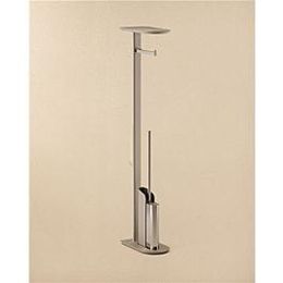 Cosmic Flat Stand-WC-Garnitur WJC512A0097001 mit Papierhalter, 100 x 193 x 760 mm, chrom