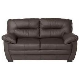 2-Sitzer COTTA "Royale", braun, B:160cm H:86cm T:90cm, NaturLEDER (echtes Rindsleder), Kunstleder SOFTLUX, Luxus-Kunstleder, Luxus-Microfaser (100% Polyester), Sofas