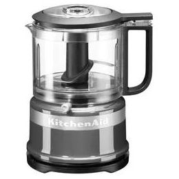 KitchenAid Zerkleinerer "5KFC3516ECU CONTOUR SILVER", silber (kontur, silberfarben), B:17,8cm H:22,2cm T:14,3cm, Zerkleinerer