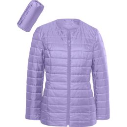 Damen Steppjacke inklusive Beutel lavendel, Gr&ouml;&szlig;e 54