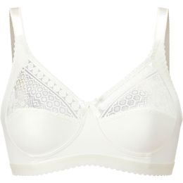 w&auml;schepur Damen BH ohne B&uuml;gel mit Spitze ecru, Gr&ouml;&szlig;e 85E