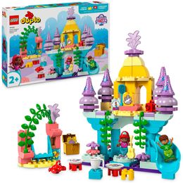 Konstruktionsspielsteine Lego "Arielles magischer Unterwasserpalast (10435), Lego DUPLO Disney™", bunt, Spielbausteine, Kinder, Made in Europe