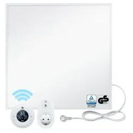 Bringer® Infrarotheizung - 300 (BRIH300) / BRTF: Funk Thermostat und Fernbedienung / Weiß