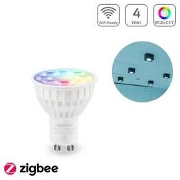 MiBoxer Zigbee 3.0 + 2.4GHz RGB+CCT LED Spot 4W GU10 FUT103ZR