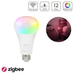 MiBoxer Zigbee 3.0 + 2,4GHz RGB+CCT Lampe 12W E27 FUT105ZR