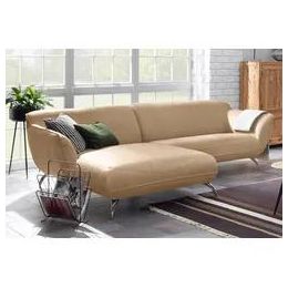 Ecksofa GUTMANN FACTORY "Venezuela", braun (hellbraun), B:280cm H:80cm T:170cm, Sofas