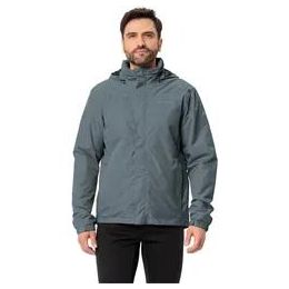 Fahrradjacke Vaude "MEN'S ESCAPE BIKE WARM JACKET", Gr. XL, blau (heron), Web, Obermaterial: 100% Polyester, unifarben, sportlich, hoch geschlossener Ausschnitt, Langarm eingesetzt eingefasste Kante mit Klettverschluss, Jacken