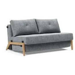 Schlafsofa INNOVATION LIVING TM "Cubed Klappsofa, hochwertige Schlaffunktion, Design und extra Komfort", grau (granit), B:148cm H:79cm T:98cm, Sofas, Frontauszug, sehr platzsparend, abgewinkelt Sitzen, waagerecht liegen