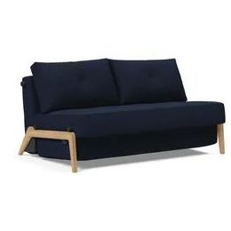 Schlafsofa INNOVATION LIVING TM "Cubed Klappsofa, hochwertige Schlaffunktion, Design und extra Komfort", blau, B:148cm H:79cm T:98cm, Sofas, Frontauszug, sehr platzsparend, abgewinkelt Sitzen, waagerecht liegen