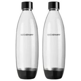 Wassersprudler Flasche SodaStream "DuoPack Fuse", transparent, 1000ml, Kunststoff, Karaffen, Kunststoff,Ersatzflaschen für SodaStream Wassersprudler + PET-Flaschen