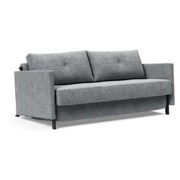 Schlafsofa INNOVATION LIVING TM "Cubed Klappsofa, hochwertige Schlaffunktion, Design und extra Komfort", grau (granit), B:174cm H:77cm T:103cm, Sofas, Frontauszug, sehr platzsparend, abgewinkelt Sitzen, waagerecht liegen