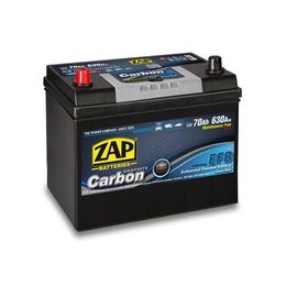 ZAP CARBON EFB START-STOP ASIAN 12V, 70Ah, 630A Starterbatterie 12V 70Ah 570 47