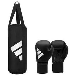 Boxsack Adidas PERFORMANCE "Junior Boxing Set", schwarz, Boxsäcke, B/H: 19cm x 43cm, B:19cm H:43cm