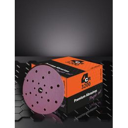 4CR 3200 Purple Cut 150 mm velcro - 21 Loch P400 Schleifscheibe, Winkelschleifer 3200.0400