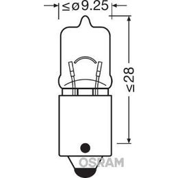 Osram Glühlampe, Rückfahrleuchte Kennzeichenleuchte Park-/Positionsleuchte Blinkleuchte Leseleuchte Positions-/Begrenzungsleuchte Schlussleuchte Innen