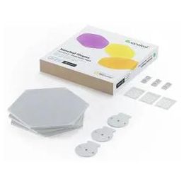 NANOLEAF LED Panel "Shapes Hexagons", G (A-G), bunt, Ø 20cm H: 20cm, 3 St., Lampen, Expansion Pack - 3 PK, Erweiterung zum Starter Kit, LED Dekoleuchte