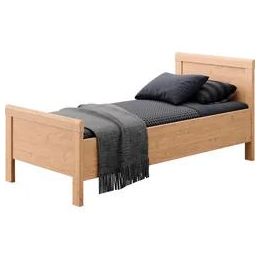 Einzelbett Priess "Arnsberg", braun (livorno buche), B:108cm L:208cm, Betten, Kinder-Einzelbett Bettgestell Jugendbett, Komfortliegehöhe