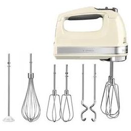 KitchenAid Handmixer "5KHM9212EAC ALMOND CREAM", bunt (crã ̈me), B:8cm H:15cm T:20cm, Mixer, 9 Stufen