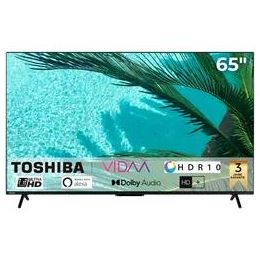 Toshiba LED-Fernseher, E (A-G), schwarz, 65, Fernseher