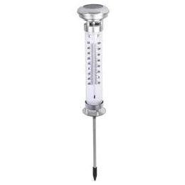 LED Gartenleuchte Bonetti, bunt (silberfarben, weiß), H:56,5cm, Lampen, LED Solarleuchten, 2er-Set