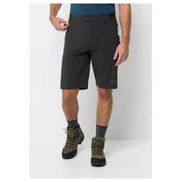 Outdoorhose Jack Wolfskin "PRELIGHT SHORT M", Herren, Gr. S (48), Normalgrößen, schwarz, OBERSTOFF 84% POLYAMID, 16% ELASTHAN FUTTER 89% POLYESTER, 11% ELASTHAN, Hosen