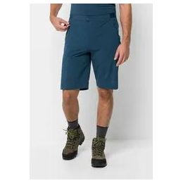 Outdoorhose Jack Wolfskin "PRELIGHT SHORT M", Herren, Gr. S (48), Normalgrößen, blau (schwarz, sea), OBERSTOFF 84% POLYAMID, 16% ELASTHAN FUTTER 89% POLYESTER, 11% ELASTHAN, Hosen