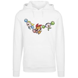 F4NT4STIC Sweatshirt 'Powerpuff Girls Cheerleaders' female White size XL