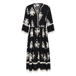 Cream Kleid 'Koren ' Damen Größe 36/38 beige / schwarz Winterkleid