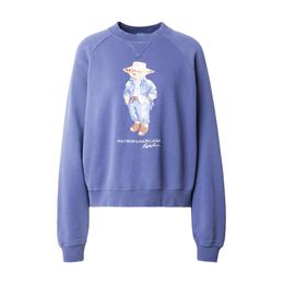 Polo Ralph Lauren Sweatshirt 'TRVLR BR' Damen Größe M kobaltblau / mischfarben