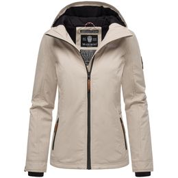 Marikoo Übergangsjacke 'Brombeere' Damen Größe XL beige