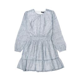 STACCATO Kleid Mädchen Größe 164 taubenblau / weiß