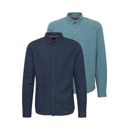 Blend Button Up Shirt male Blue size S