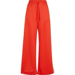Urban Classics Hose Damen Gr&ouml;&szlig;e 50 orangerot / wei&szlig;