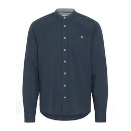 Blend Langarmhemd ' BHBobby Shirt mandarin ' Herren Gr&ouml;&szlig;e XL blau